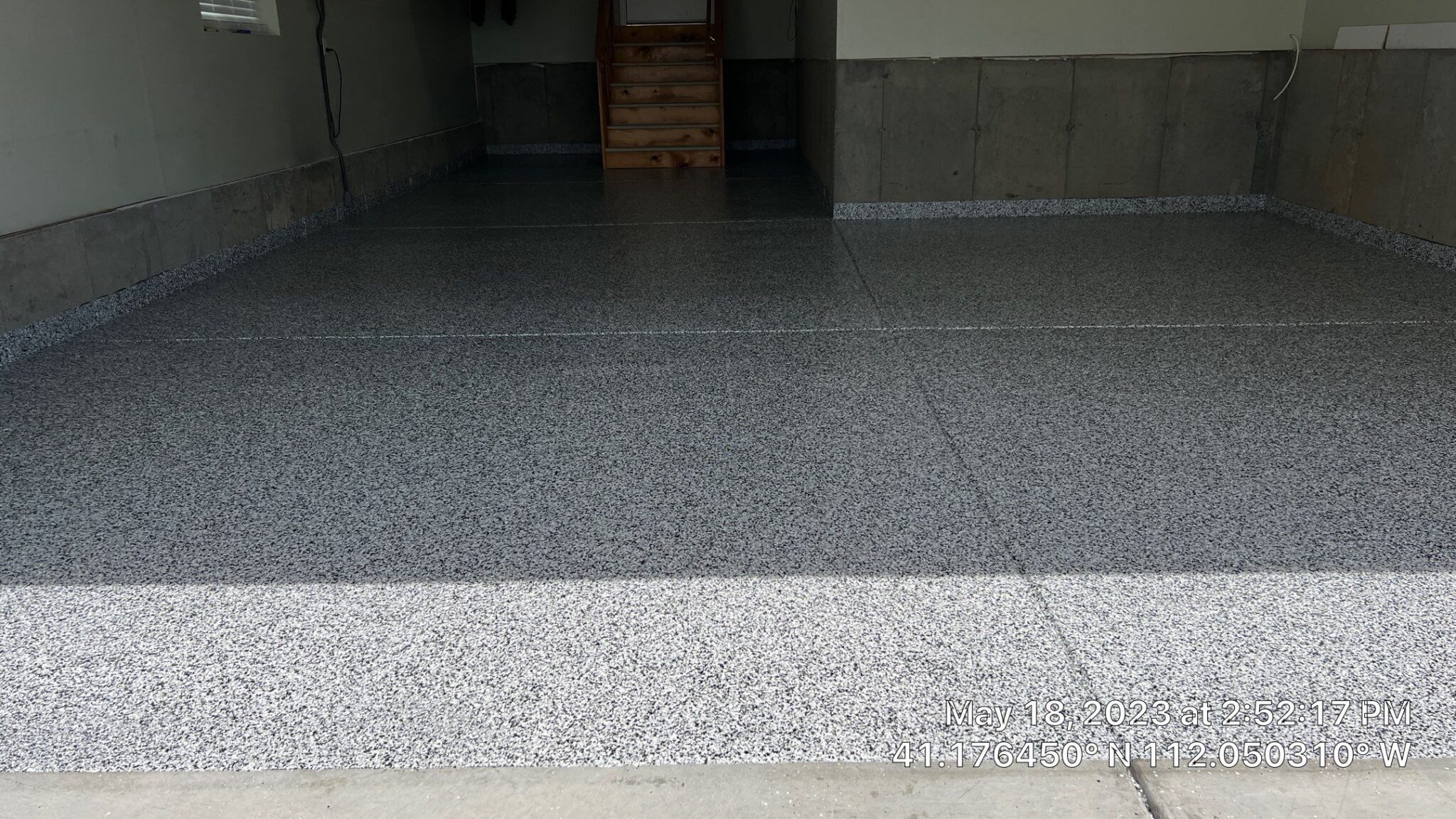 3 Car Garage In Silverton Flake - Roy, Utah | Solid Garage Floor ...