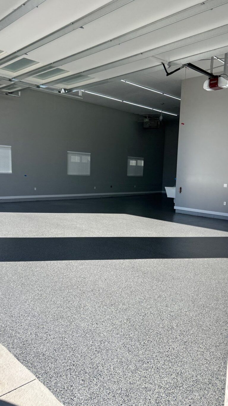 5 Car Garage In Nightfall Flake - Hooper, Utah | Solid Garage Floor ...